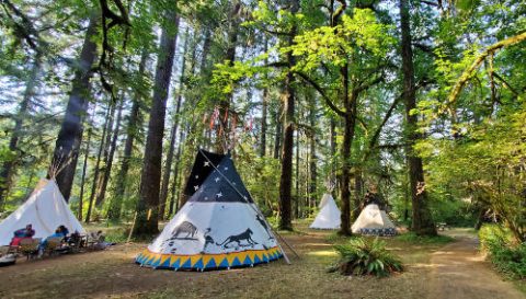 Cascadia County Park Encampment | NA Cultural Encampment